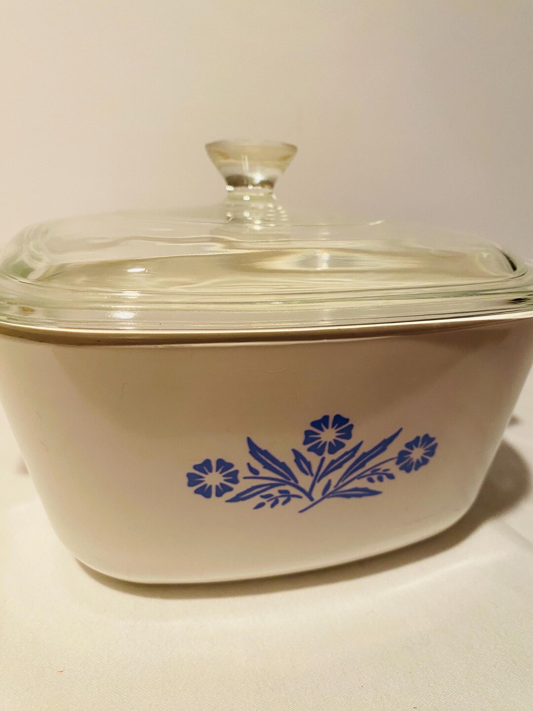 Vintage Corning Ware Blue Cornflower Casserole Dish - Etsy