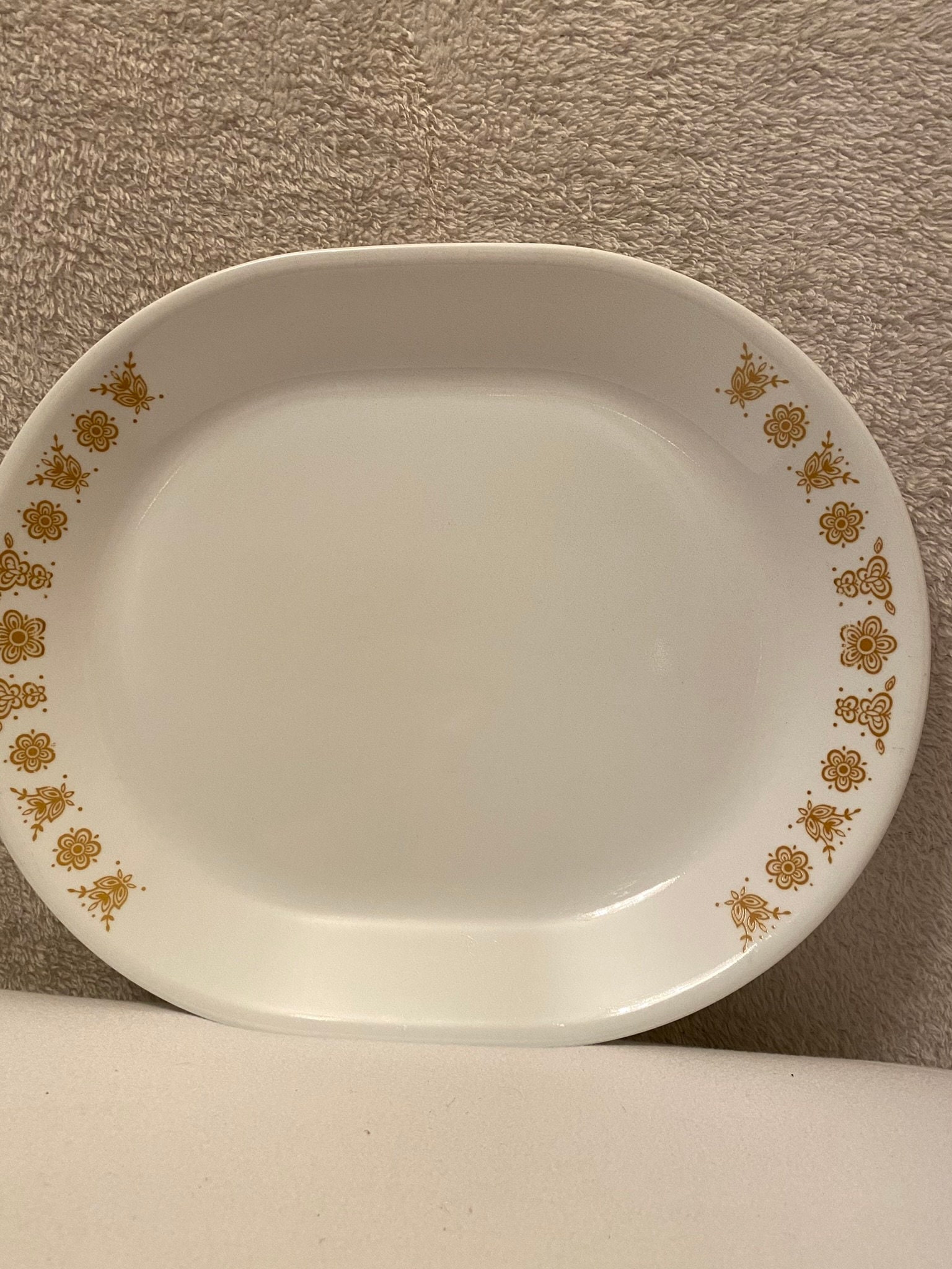 Vintage Corelle Serving Platter - Butterfly Gold - Etsy