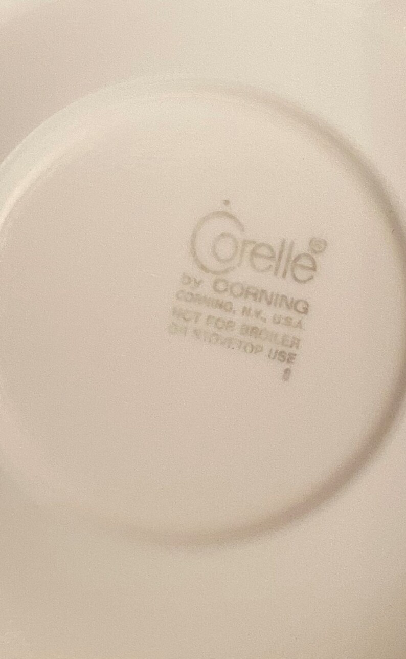 Vintage Corelle Saucers Spring Blossom Green - Set of 4 - Etsy