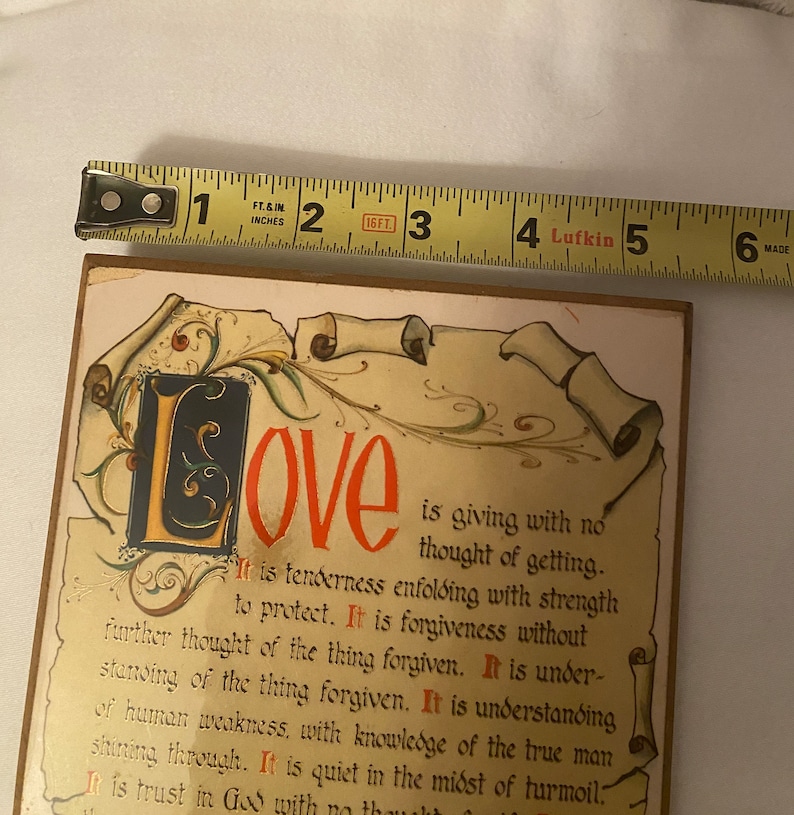 Vintage LOVE Wall Decor - Etsy