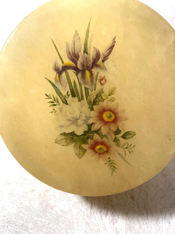 italian alabaster trinket box - Gem