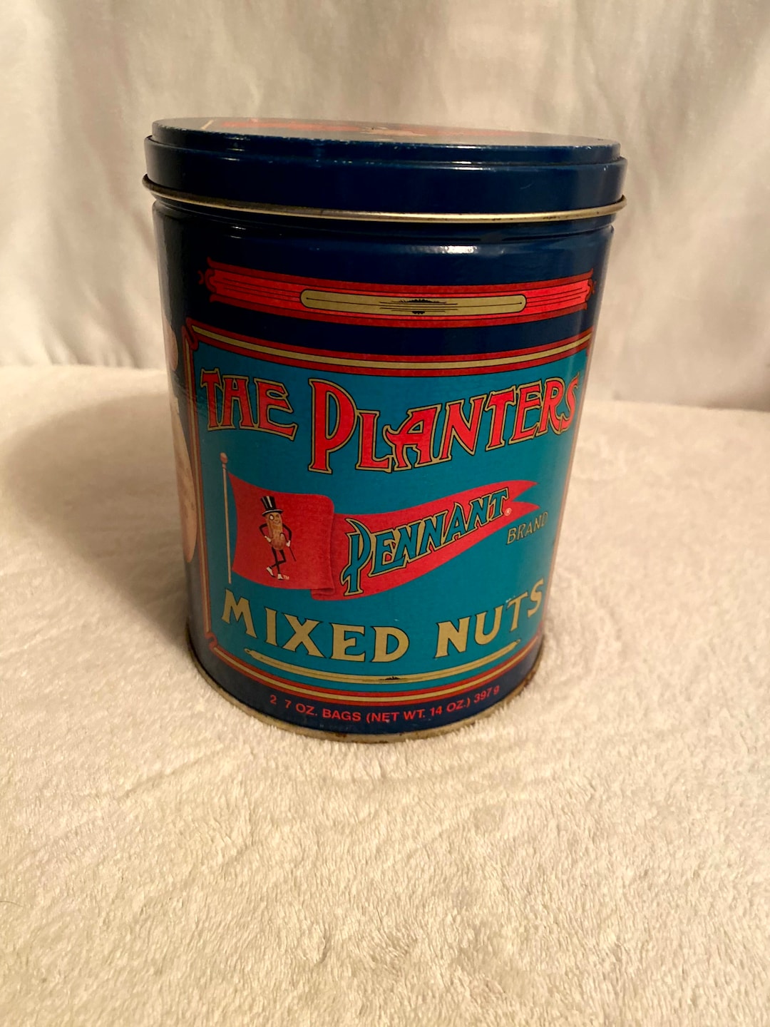 Vintage Planters Peanuts Tin Canister - Etsy