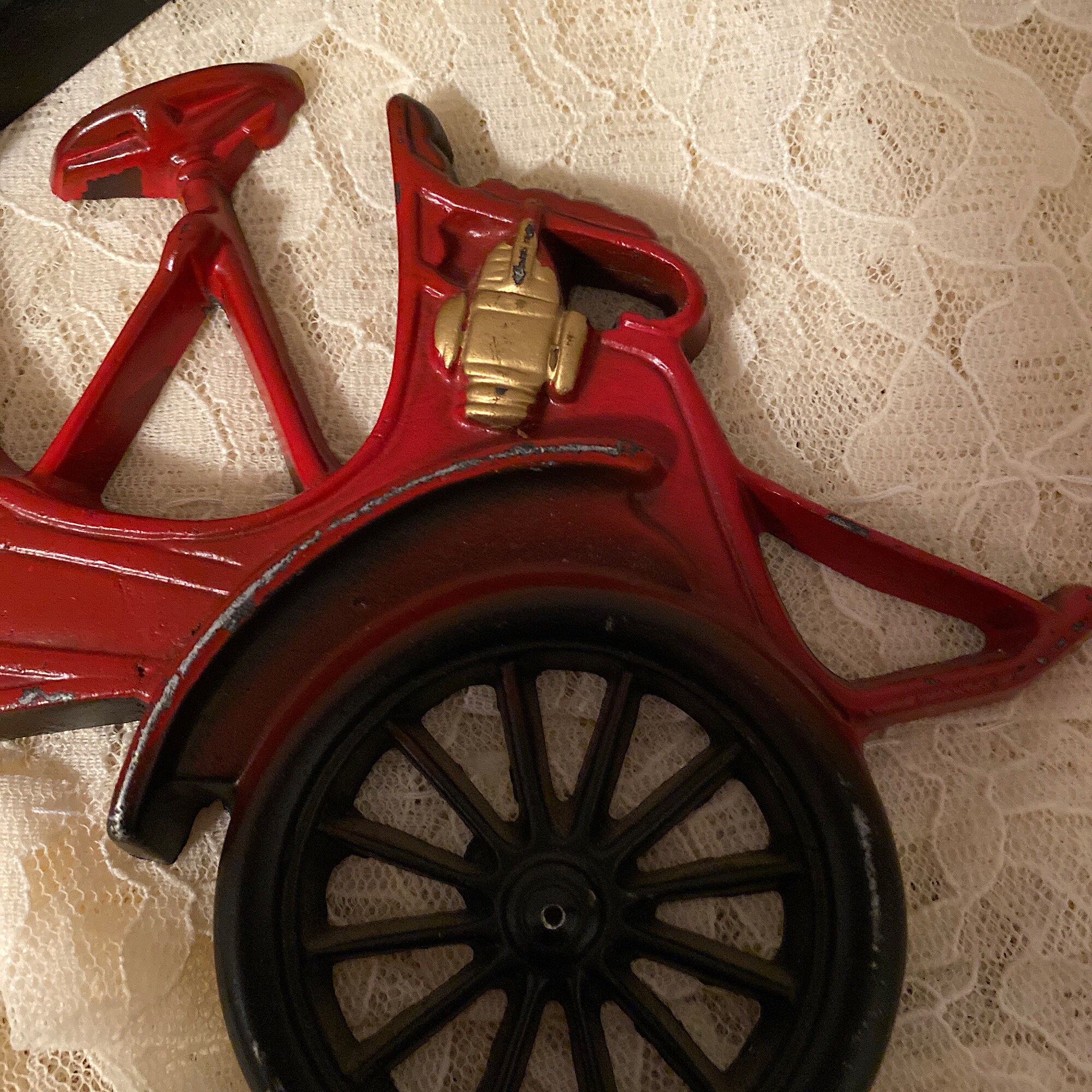 Vintage Cast Metal Red Car Wall Art Plaque - Etsy