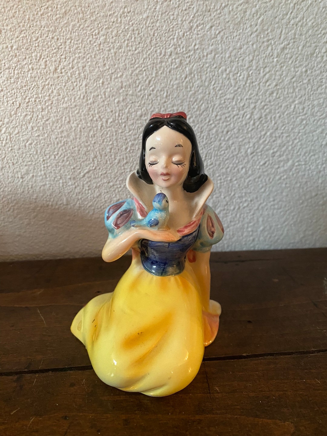 Vintage Disney Ceramic Figurine Snow White - Etsy