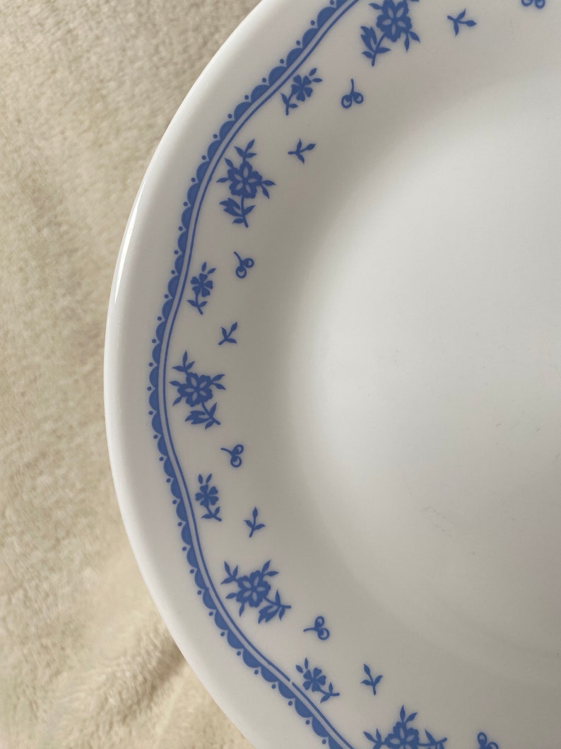 Vintage Corelle Morning Blue Appetizer Plates - Set of 6 - Etsy