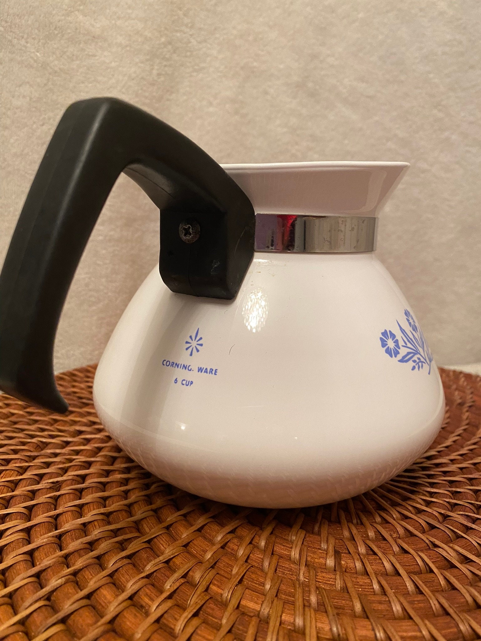 Vintage Corning Ware Blue Cornflower 6 Cup Teapot - Etsy