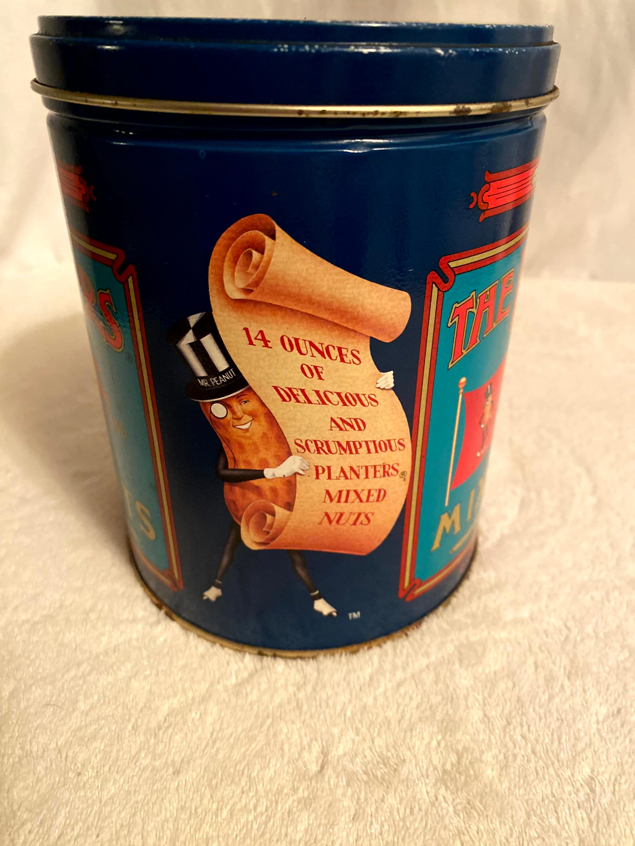 Vintage Planters Peanuts Tin Canister - Etsy