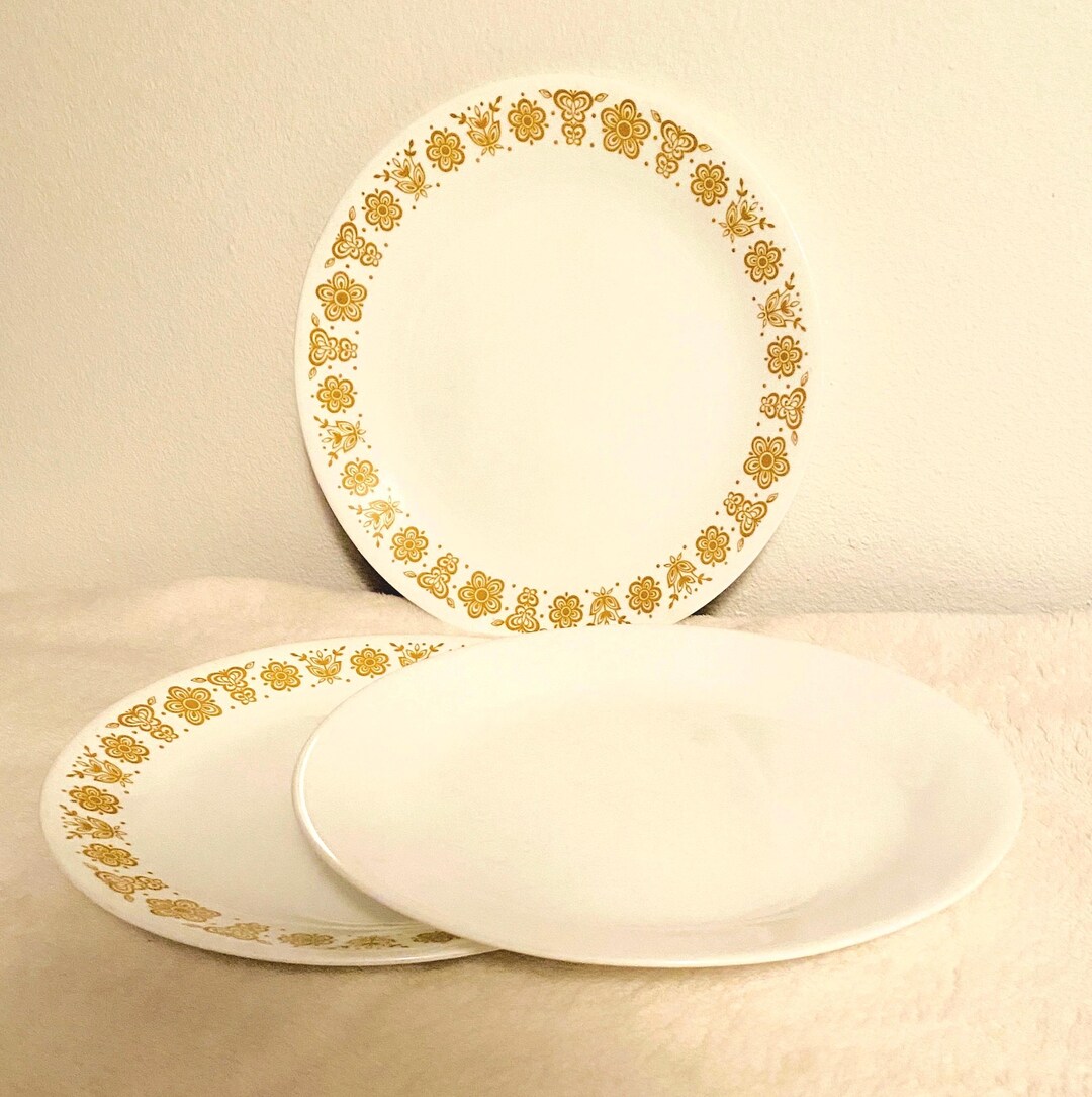 Corning Corelle Dinner Plates - Set of 3 - Etsy
