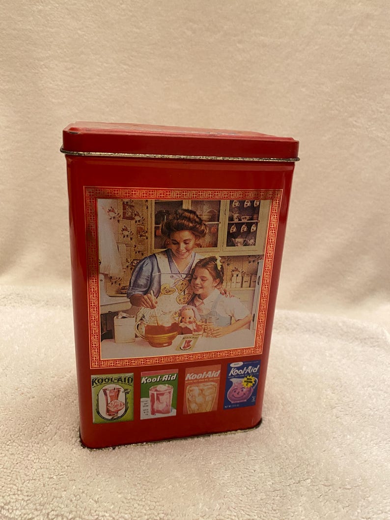 Vintage Kool-aid Tin Canister - Etsy
