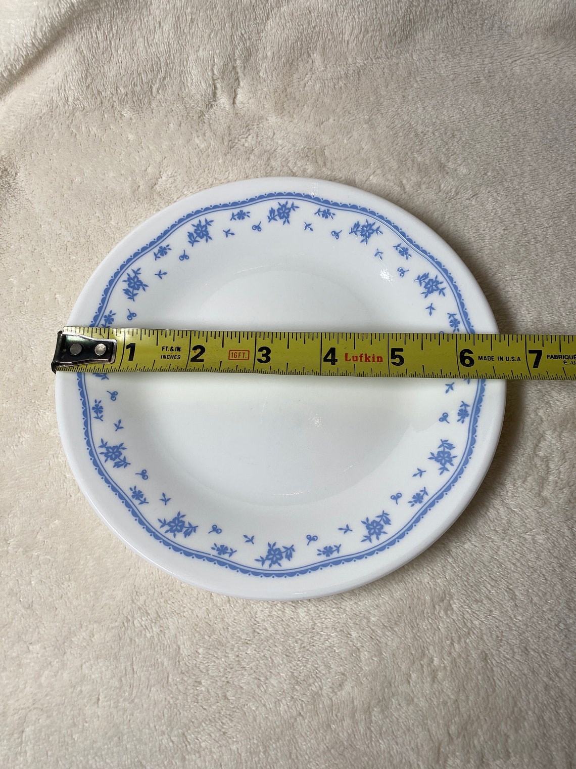 Vintage Corelle Morning Blue Appetizer Plates - Set of 6 - Etsy