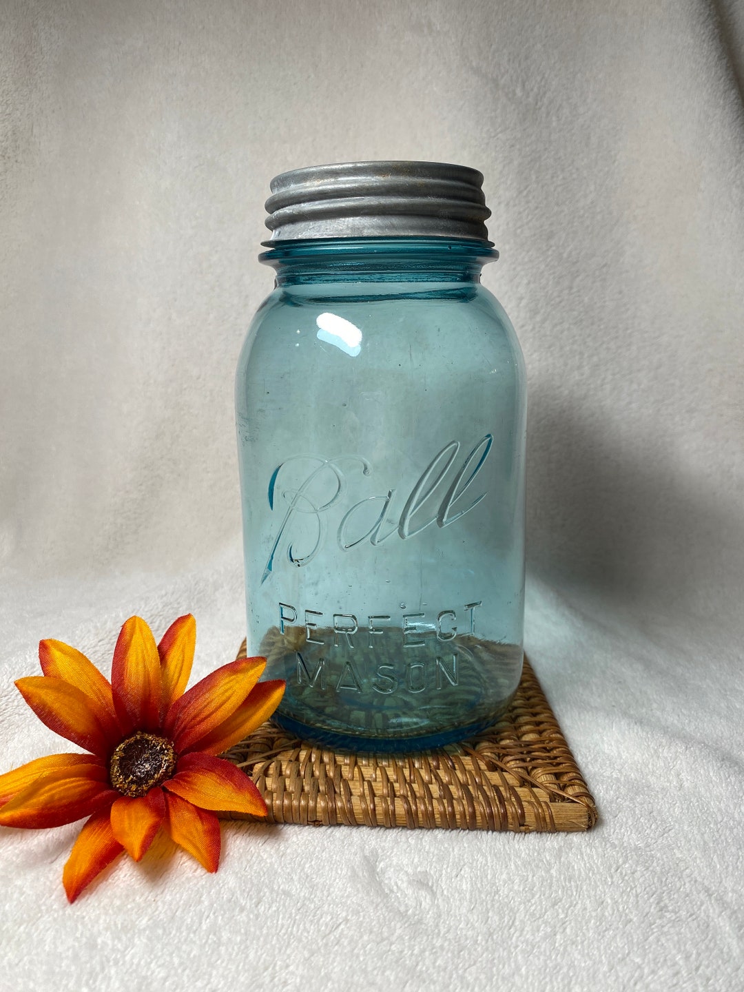 Antique Ball Quart Jar - Etsy