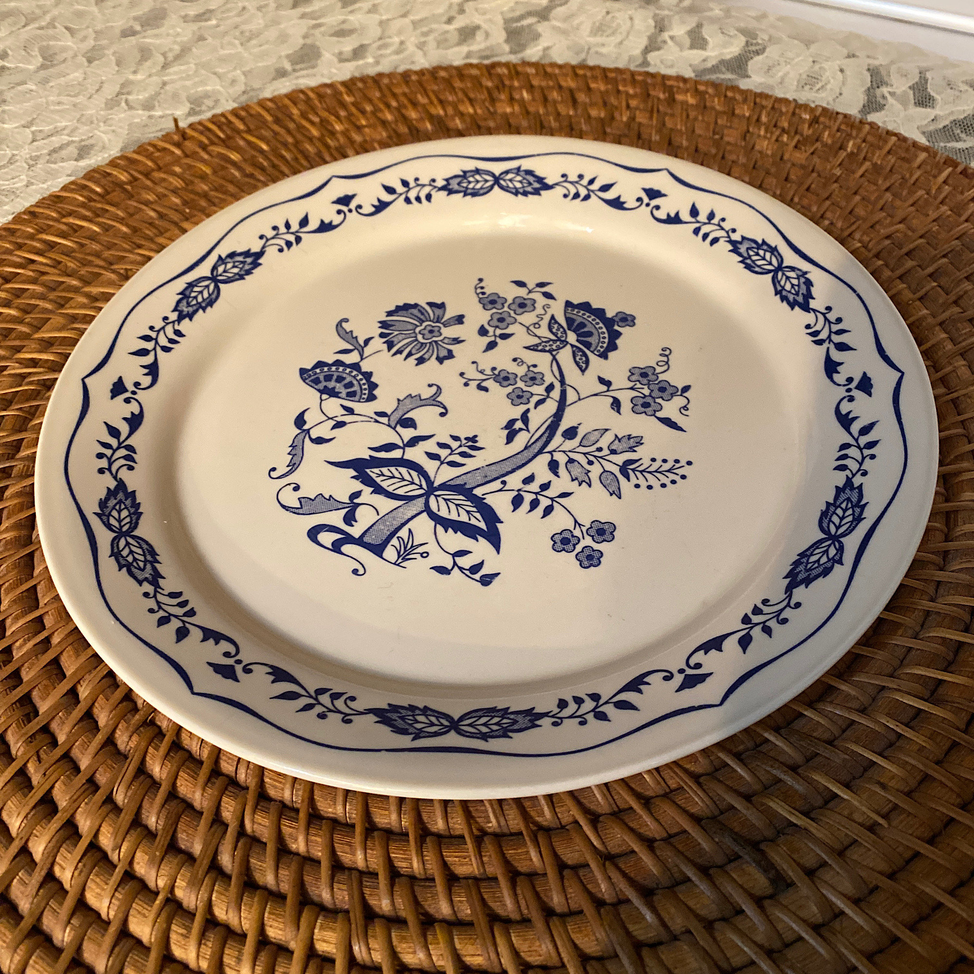 Vintage Corelle Blue Floral Danube Onion Dinner Plates 10.25 - Etsy