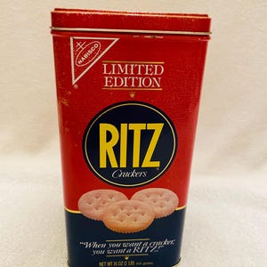 Vintage Ritz Cracker Tin - Etsy