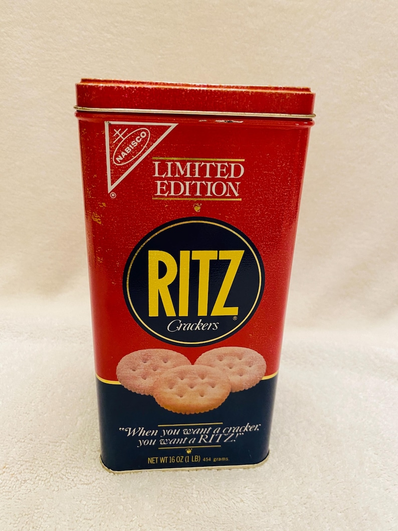 Vintage Ritz Cracker Tin - Etsy