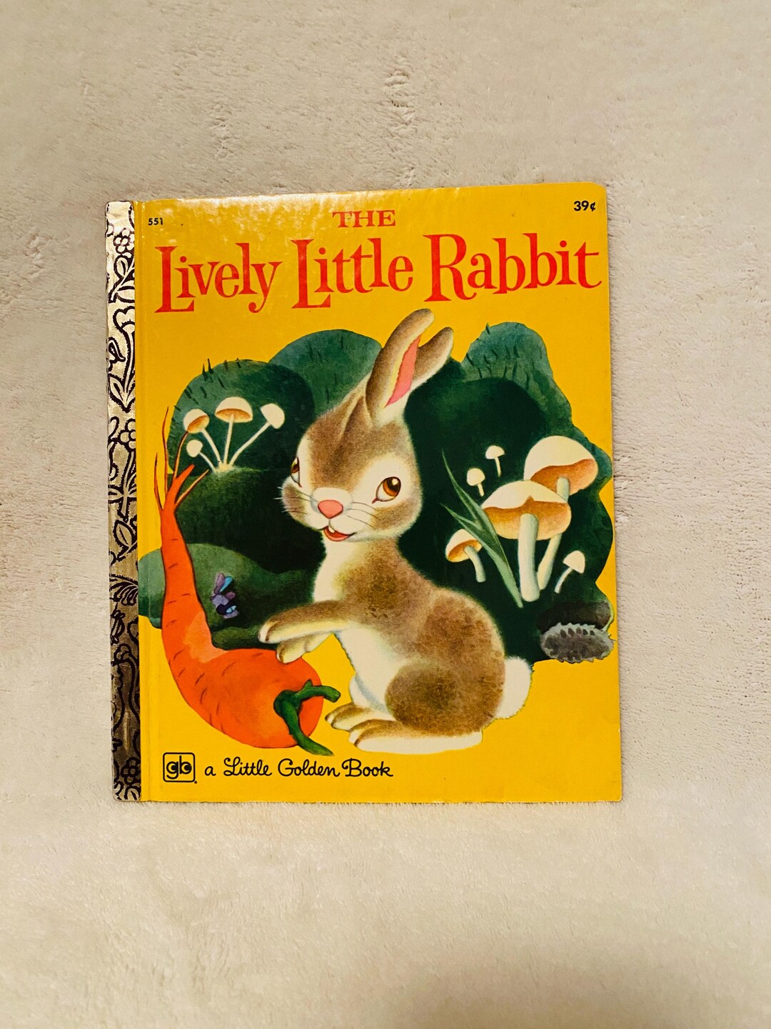 Vintage A Little Golden Book: Lively Little Rabbit - Etsy