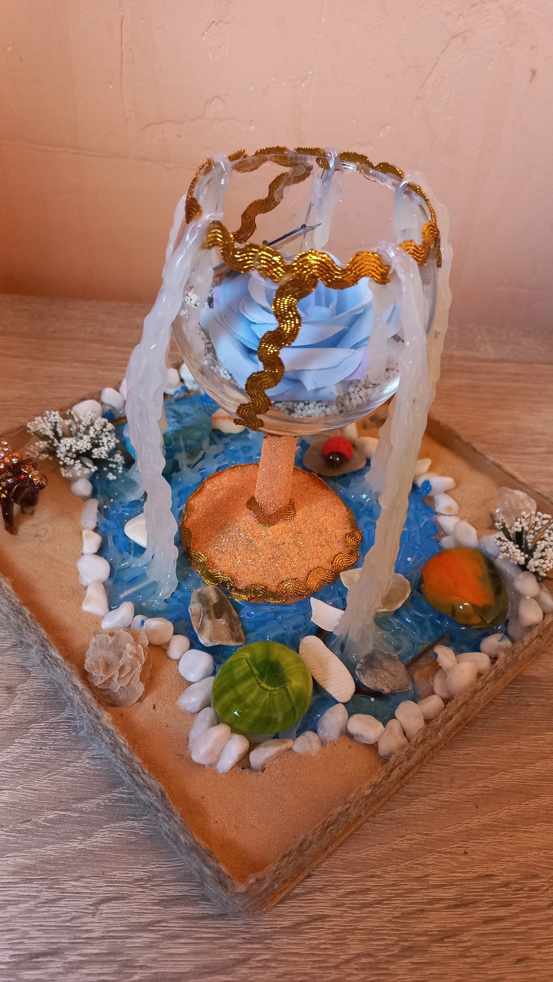 Desert Artifacts, Mini Fantasy Sculpture, Colorful Altar Art, Magical ...