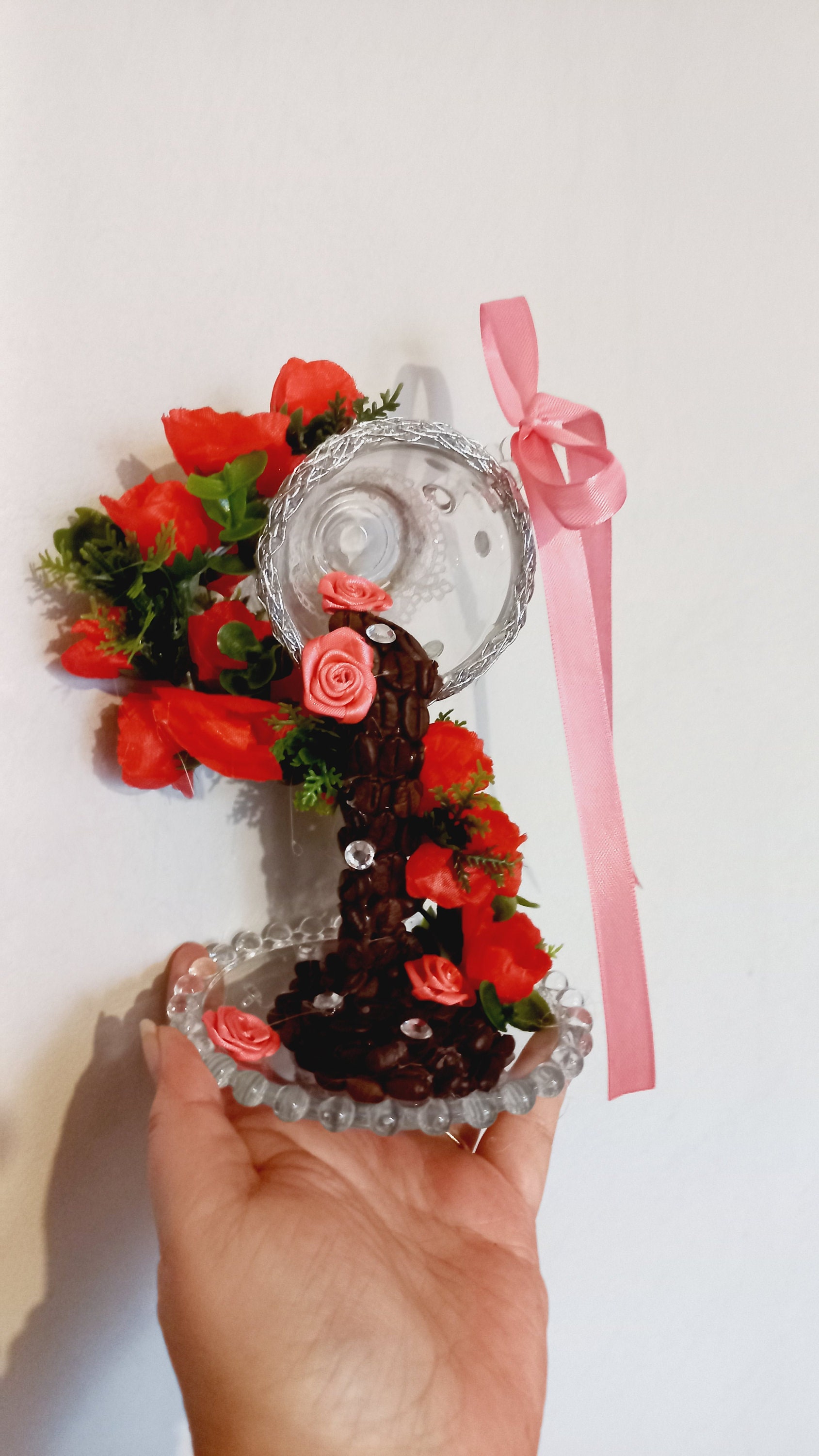 Floating Tea Cup, Clam Waterfall, Magic Cup, Teacup Ornament, Waterfall ...