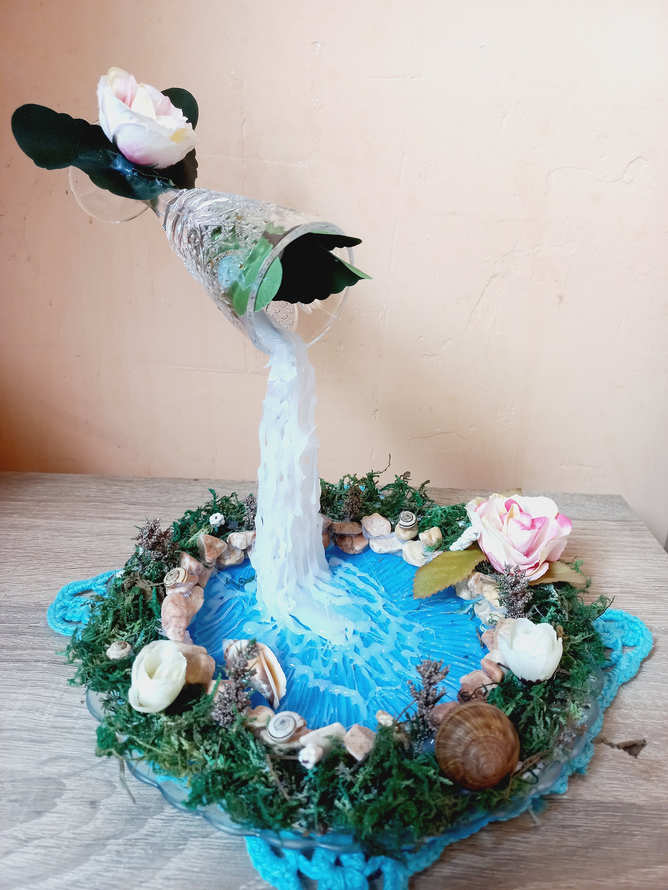 Magic Cups*the Interior Designer, Cup Waterfall*floating Cups*grass ...
