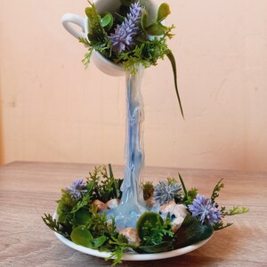 Floating Tea Cups, Forest Waterfall, Levitating Cup, Gift for Him ...