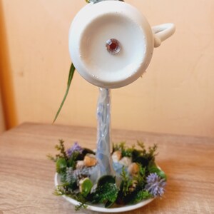 Floating Tea Cups, Forest Waterfall, Levitating Cup, Gift for Him ...