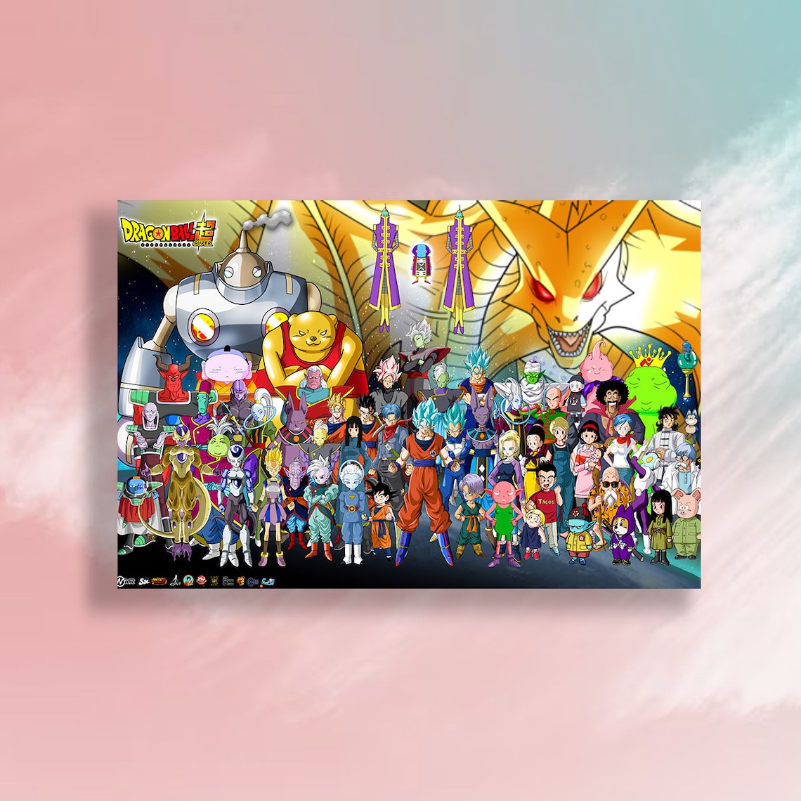 Dragon Ball Super Anime TV Poster, Dragon Ball Super Canvas Prints Wall ...