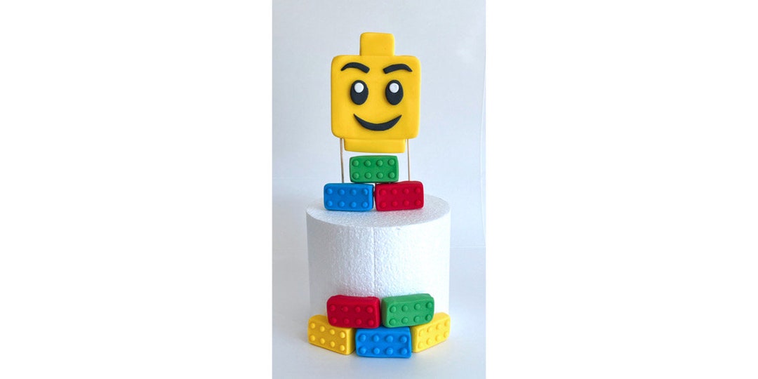 Blocks Edible Cake Topper Kit - Etsy