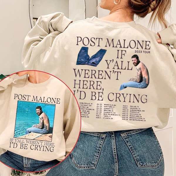 Post Malone If Yall Werent Here Id Be Crying - Etsy