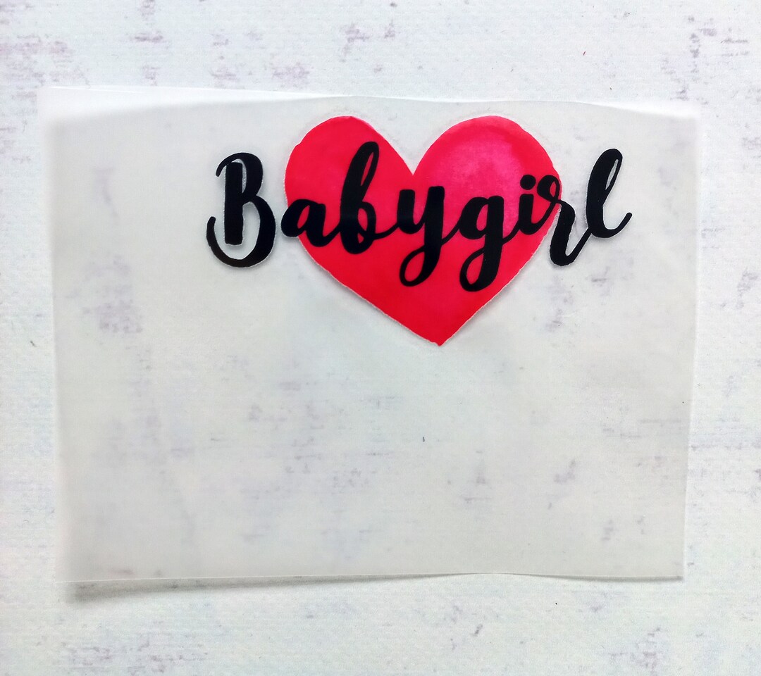 Babygirl DTF Transfer Iron on Transfer Dtf Transfers Ready - Etsy