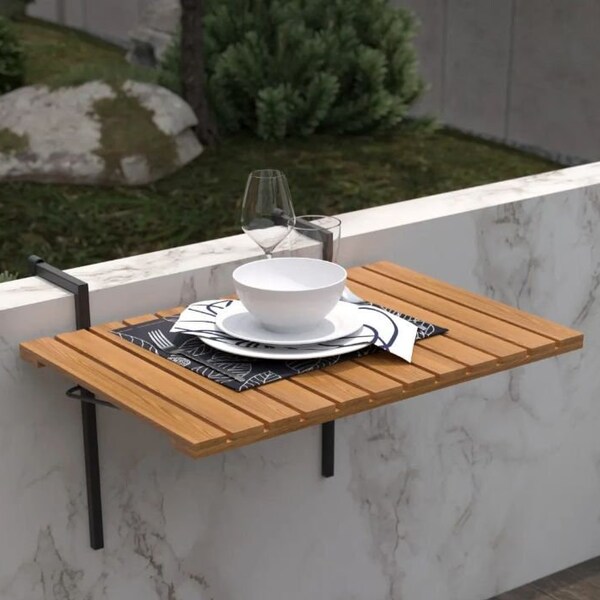 Folding Balcony Table - Etsy