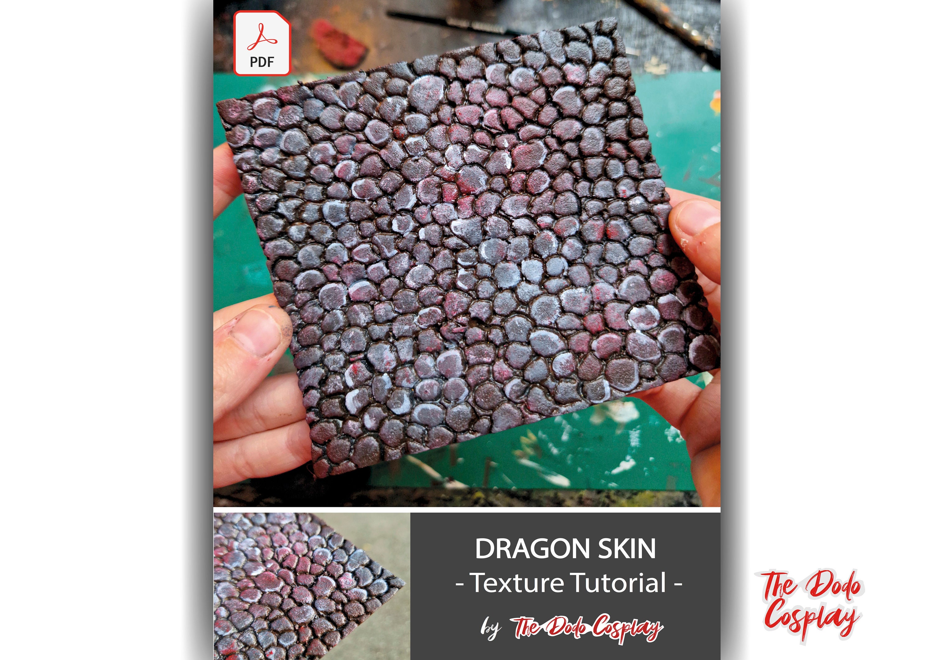 Dragon Skin (with EVA Foam) - Texture Tutorial - PDF DOWNLOAD - Etsy