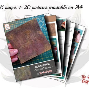 Old Leather (with EVA Foam) - Texture Tutorial - PDF DOWNLOAD - Etsy