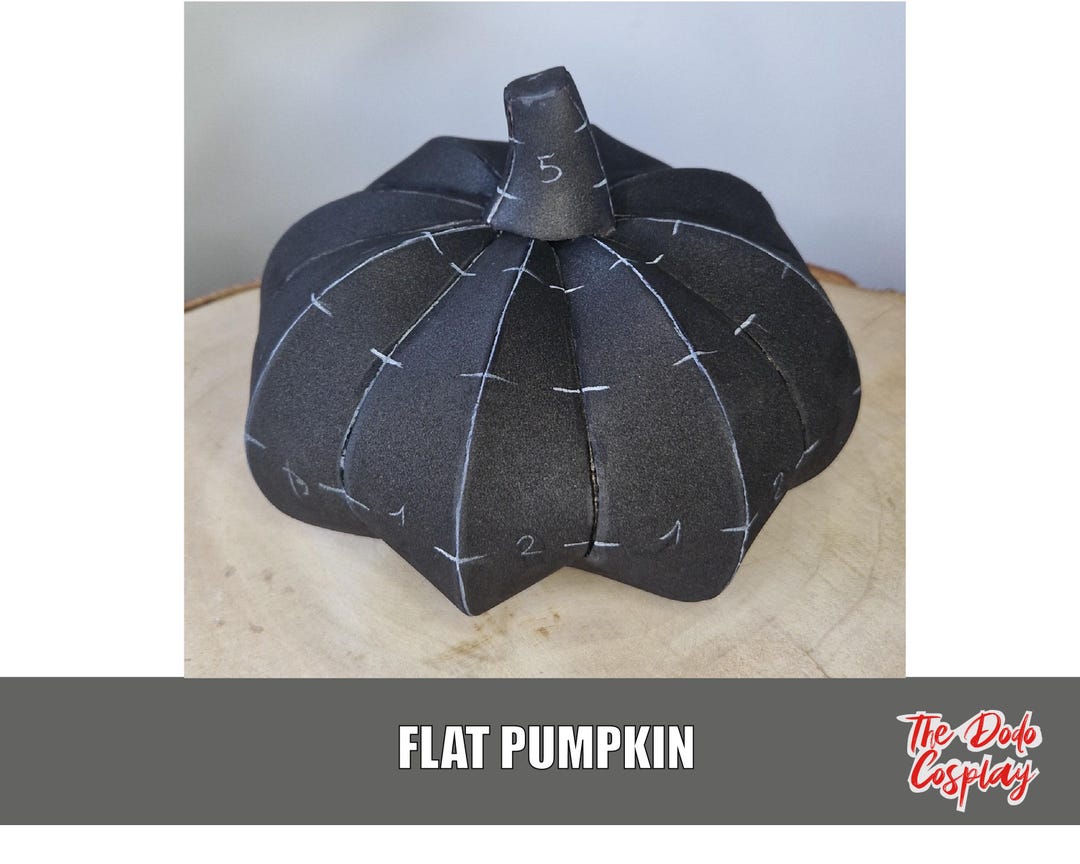 Flat Pumpkin - DIGITAL PATTERN - A4 - Etsy