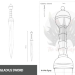 10 Basic Sword Blueprints - DIGITAL PDF - A4 - Etsy