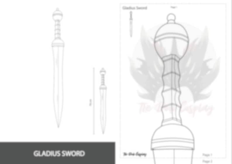 10 Basic Sword Blueprints - DIGITAL PDF - A4 - Etsy