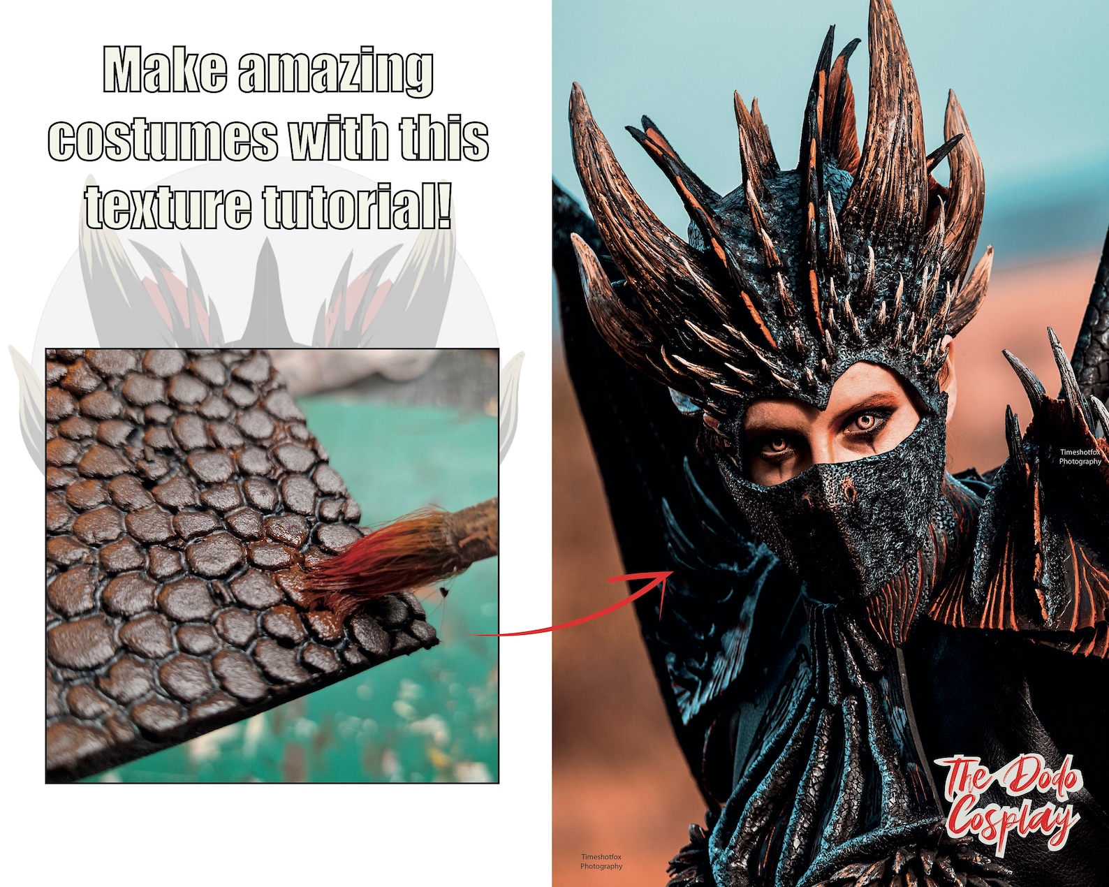 Dragon Skin (with EVA Foam) - Texture Tutorial - PDF DOWNLOAD - Etsy