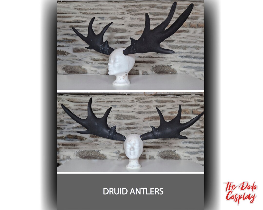 Druid Antlers Pattern DIGITAL PATTERNS A4 PDF - Etsy
