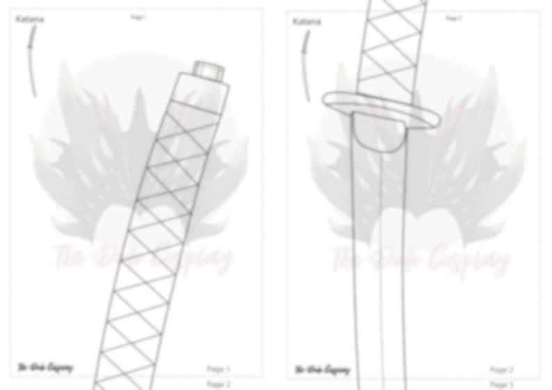10 Basic Sword Blueprints - DIGITAL PDF - A4 - Etsy