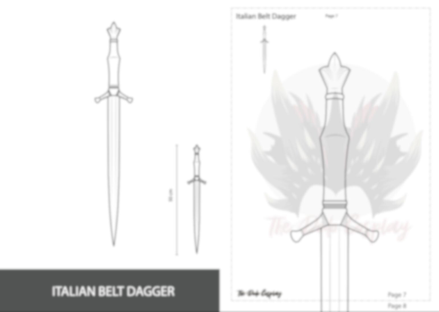 10 Knife and Dagger Blueprints DIGITAL PDF A4 - Etsy