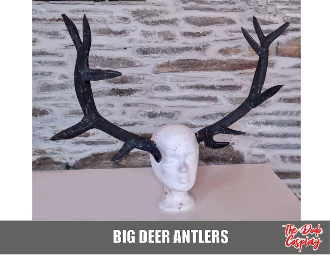 Big Deer Antlers Pattern - DIGITAL PATTERNS - A4 PDF - Etsy