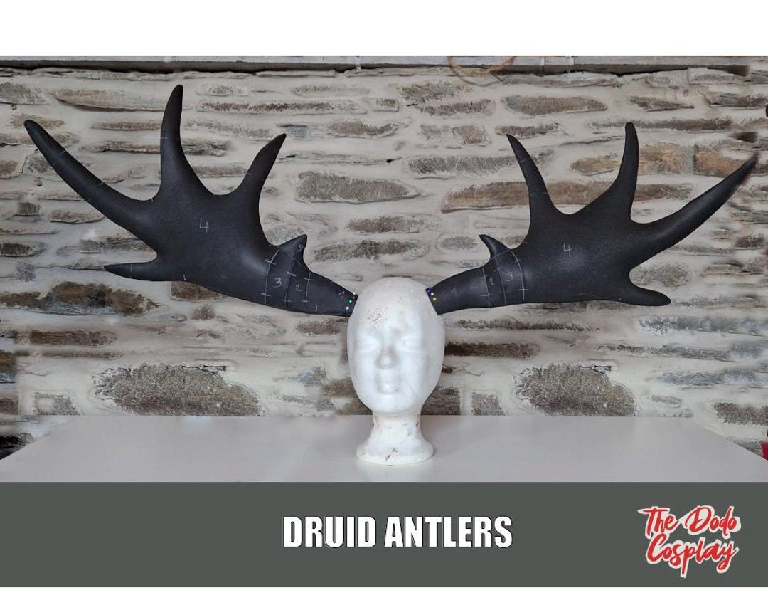 Druid Antlers Pattern - DIGITAL PATTERNS - A4 PDF - Etsy