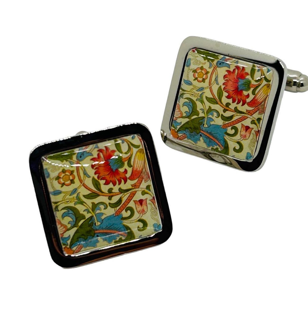 William Morris lodden Pattern 2 Cufflinks - Etsy