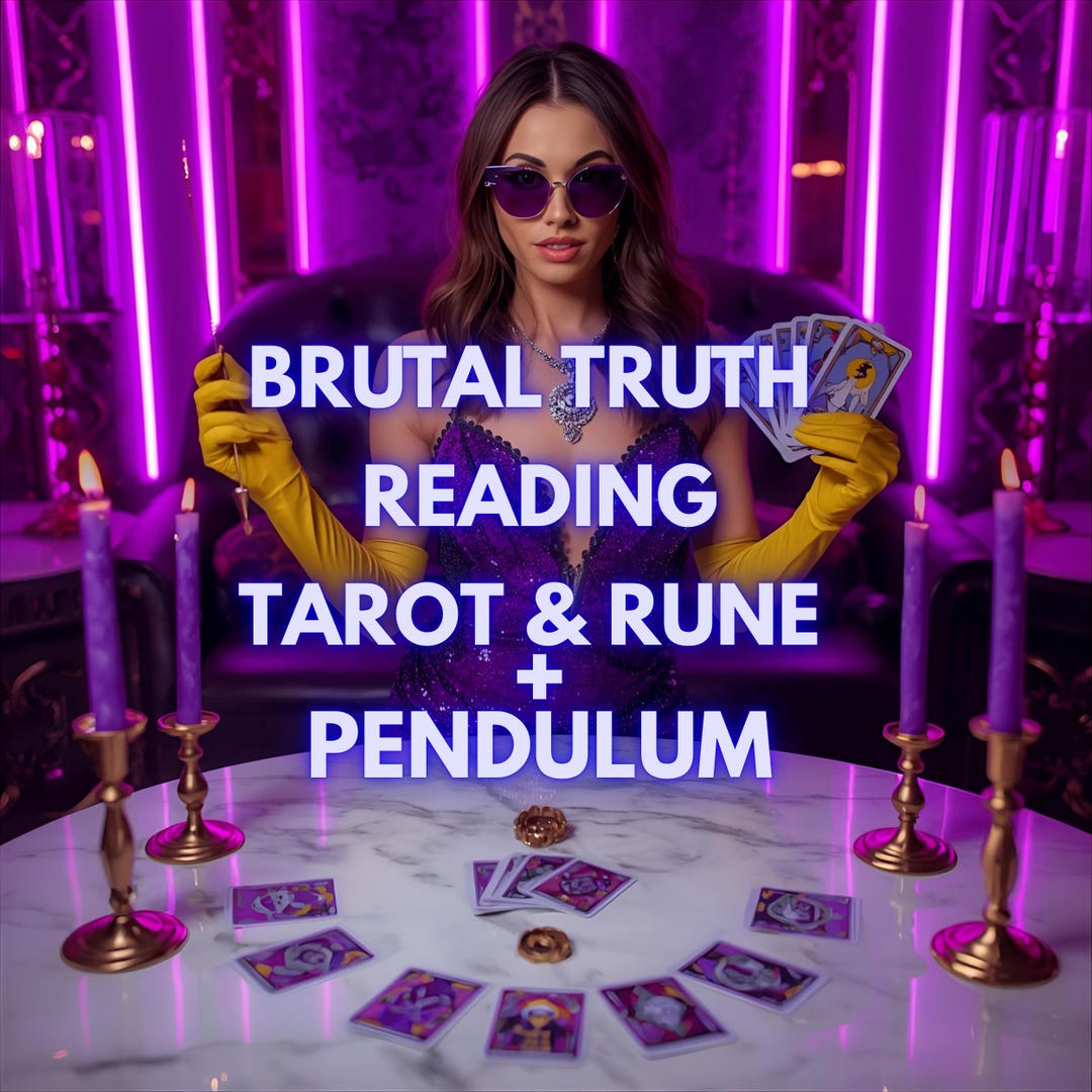 Brutal Truth Reading :tarot + Rune + Pendulum | Face the Unfiltered ...
