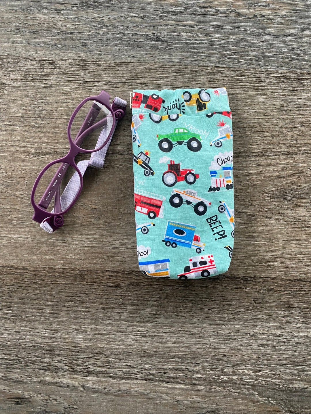 Fabric Glasses Case for Kids Vehicle Glasses Case for Kids - Etsy