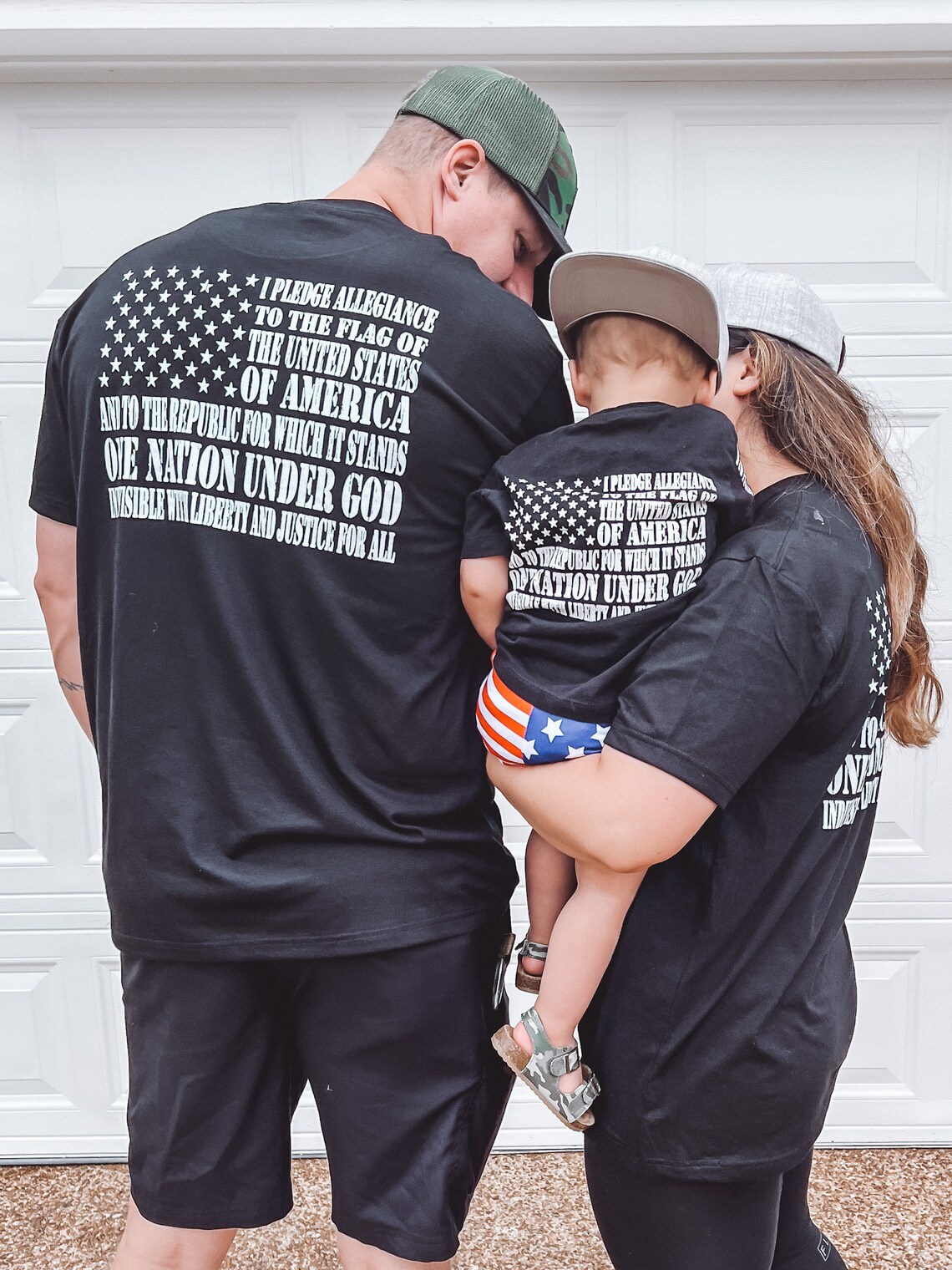 Black Flag Shirt Pledge of Allegiance Toddler Tee 4th of July, Kids ...