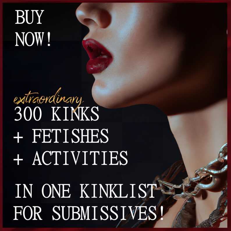 BDSM Kinklist for Submissive Kink up Your BDSM Play With Our Checklist for Relationship ...