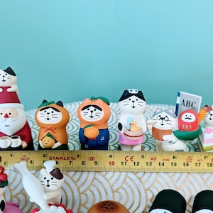 Authentic Japanese Kawaii Cat Figurines, Whimsical Home Decor - Etsy
