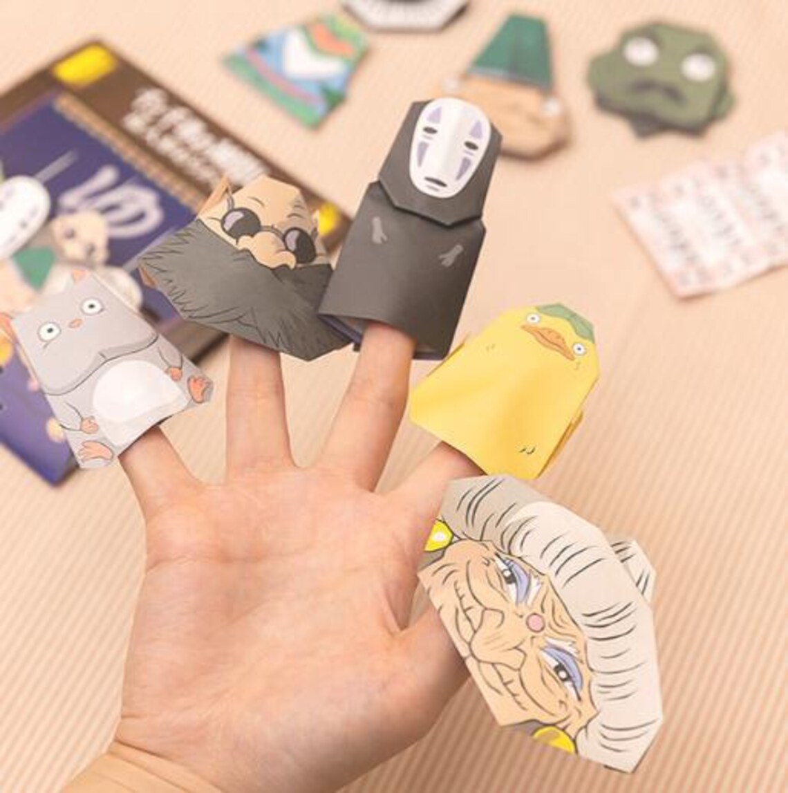 Studio Ghibli Spirited Away Kawaii Origami Puppets: Create Your Own ...