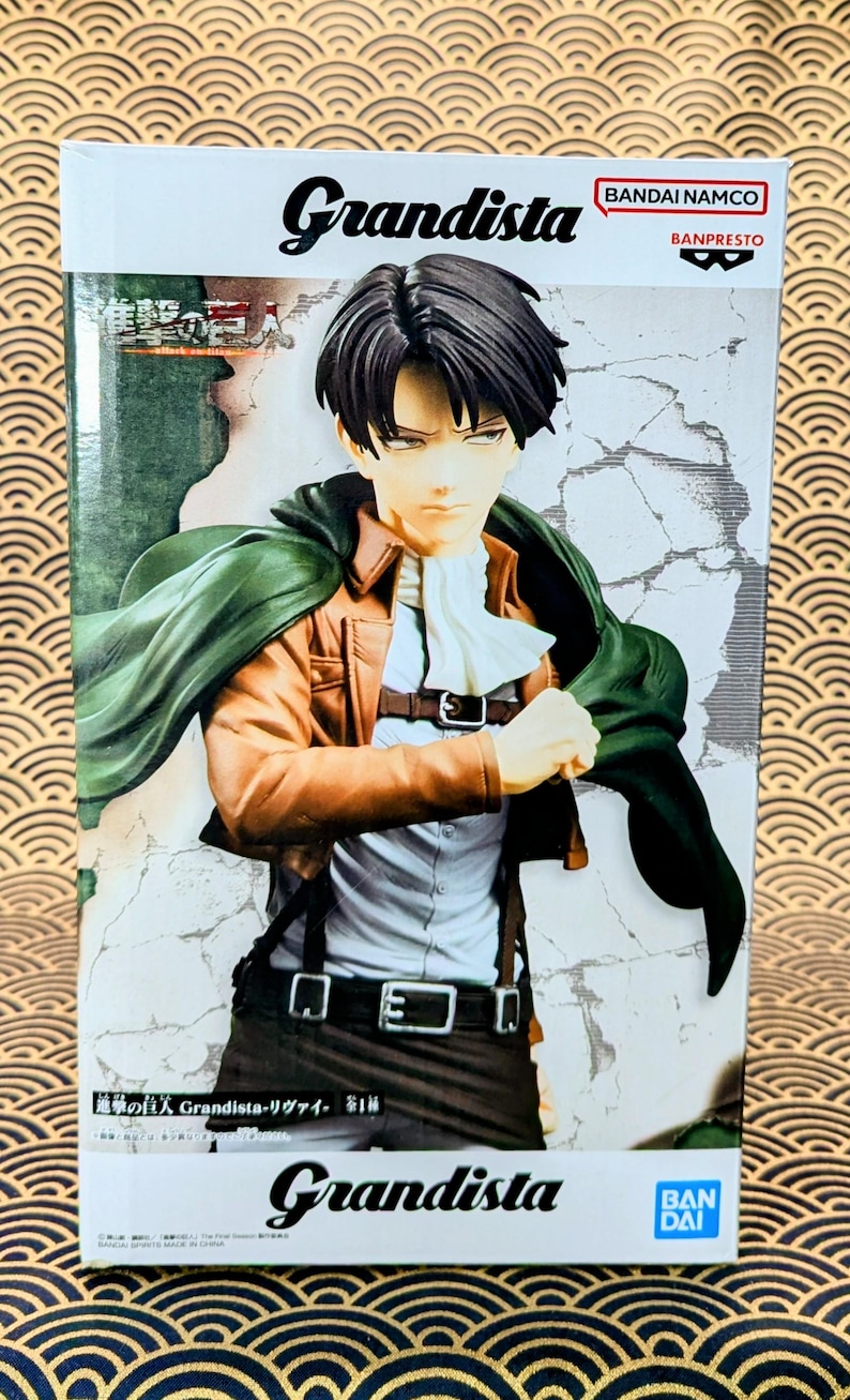 Attack on Titan Levi Ackerman Grandista Figurine Banpresto Bandai ...