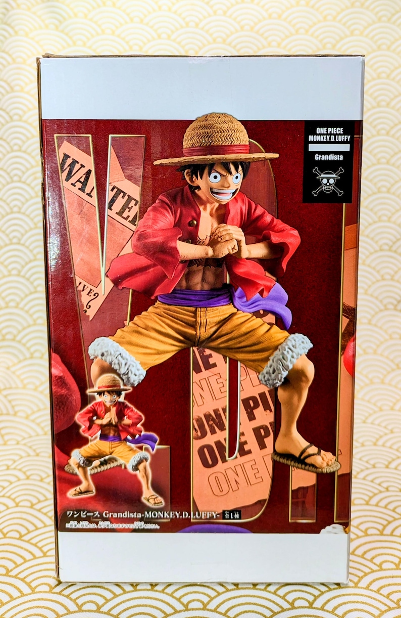 One Piece Monkey D. Luffy Grandista Figure – 25th Anniversary Banpresto ...
