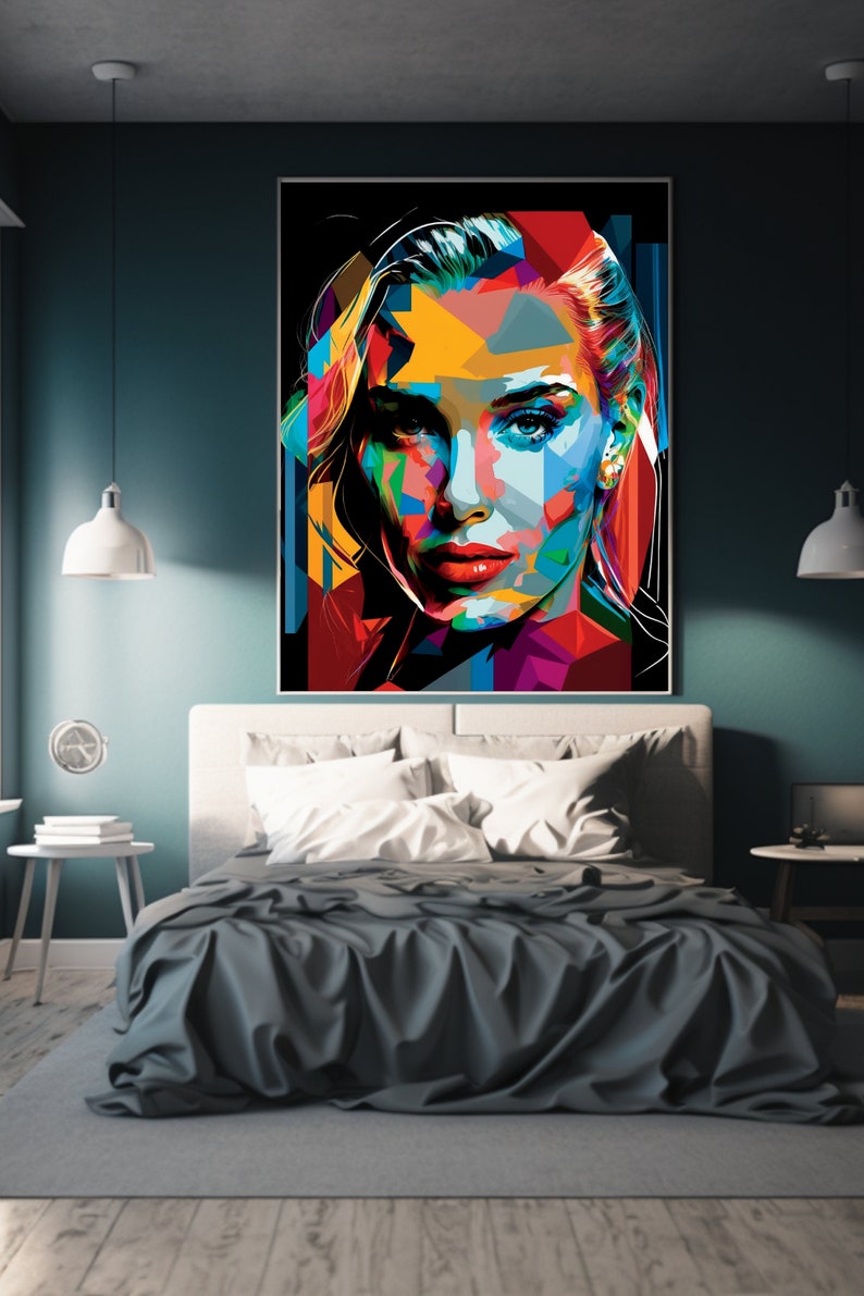 Wpap Pop Art Poster Wpap Art Portrait Modern Art Wall Art Modern Art ...